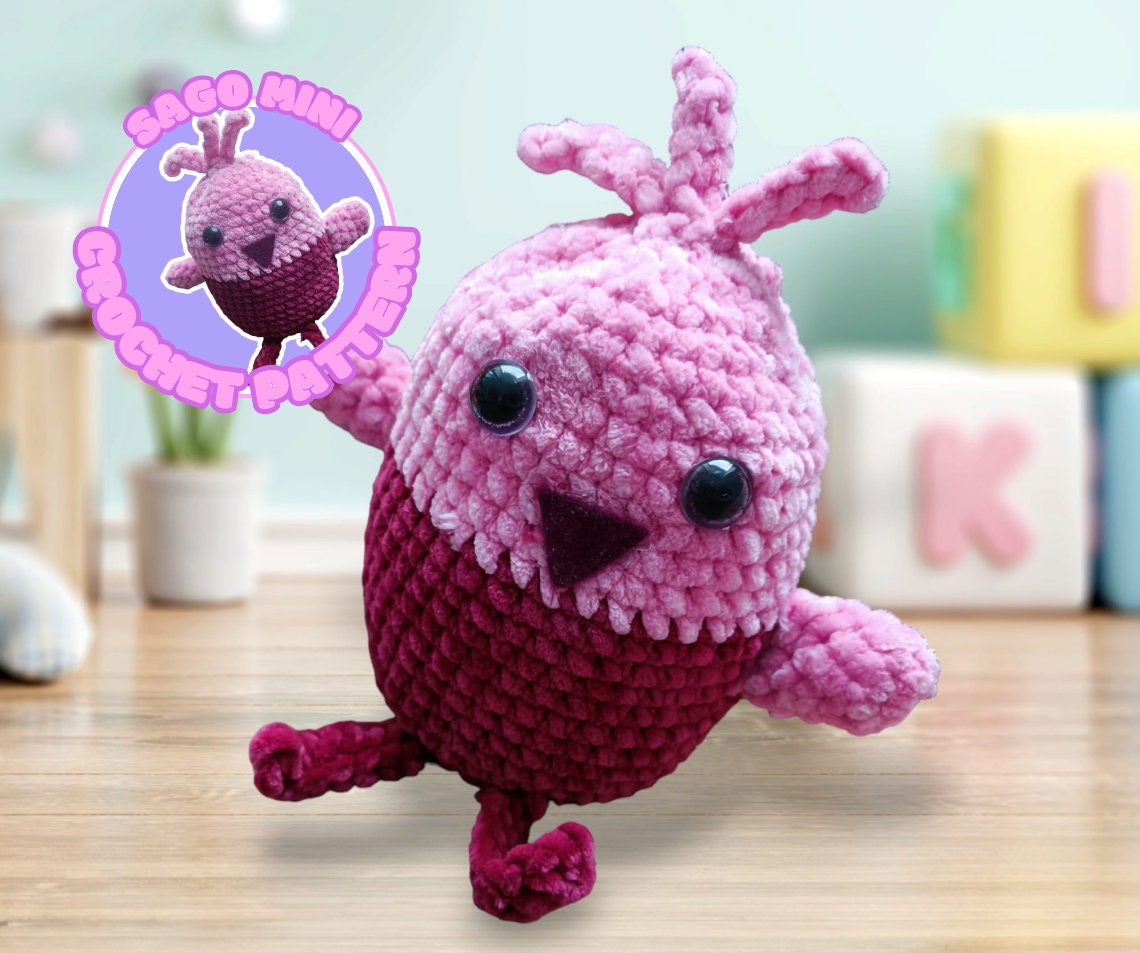 Crochet Pattern - Robin from Sago Mini | DIY Crochet Guide for Cute ...