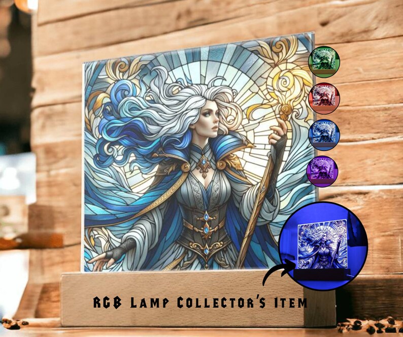 Enchanting Jaina Proudmoore RGB LED Lamp: A Magical Wow Collectible World of Warcraft Gift ...