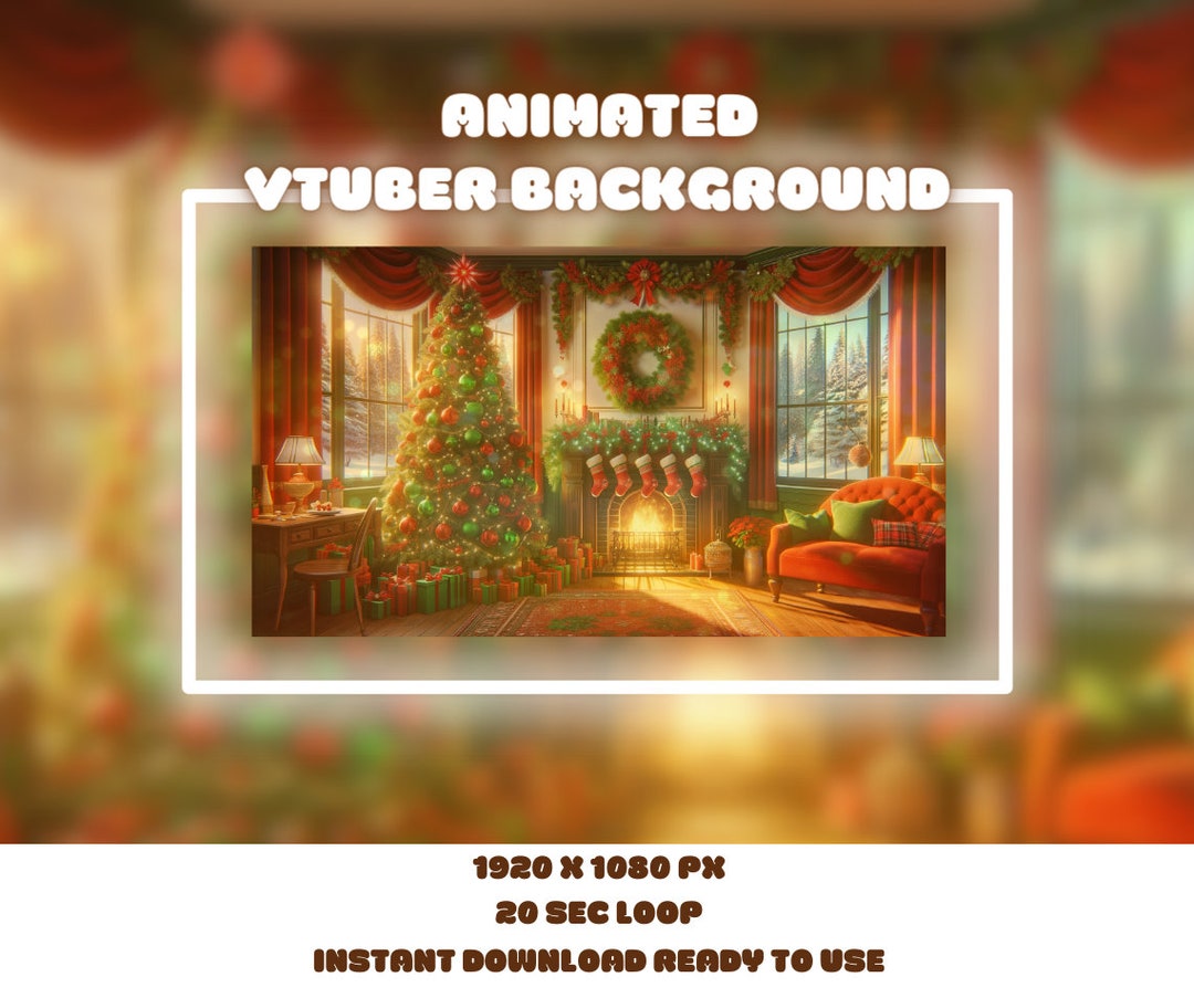 Visual Novel V-tuber Background | Animated Background | Stream Overlay ...
