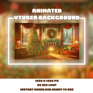 Visual Novel V-tuber Background | Animated Background | Stream Overlay ...
