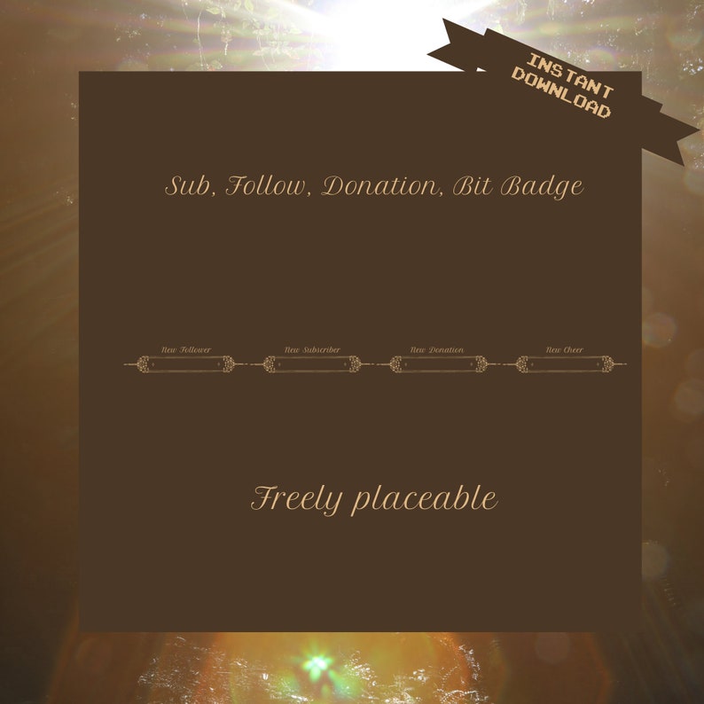 Twitch Overlay Package Stream Overlays and Decorations Witch Twitch ...