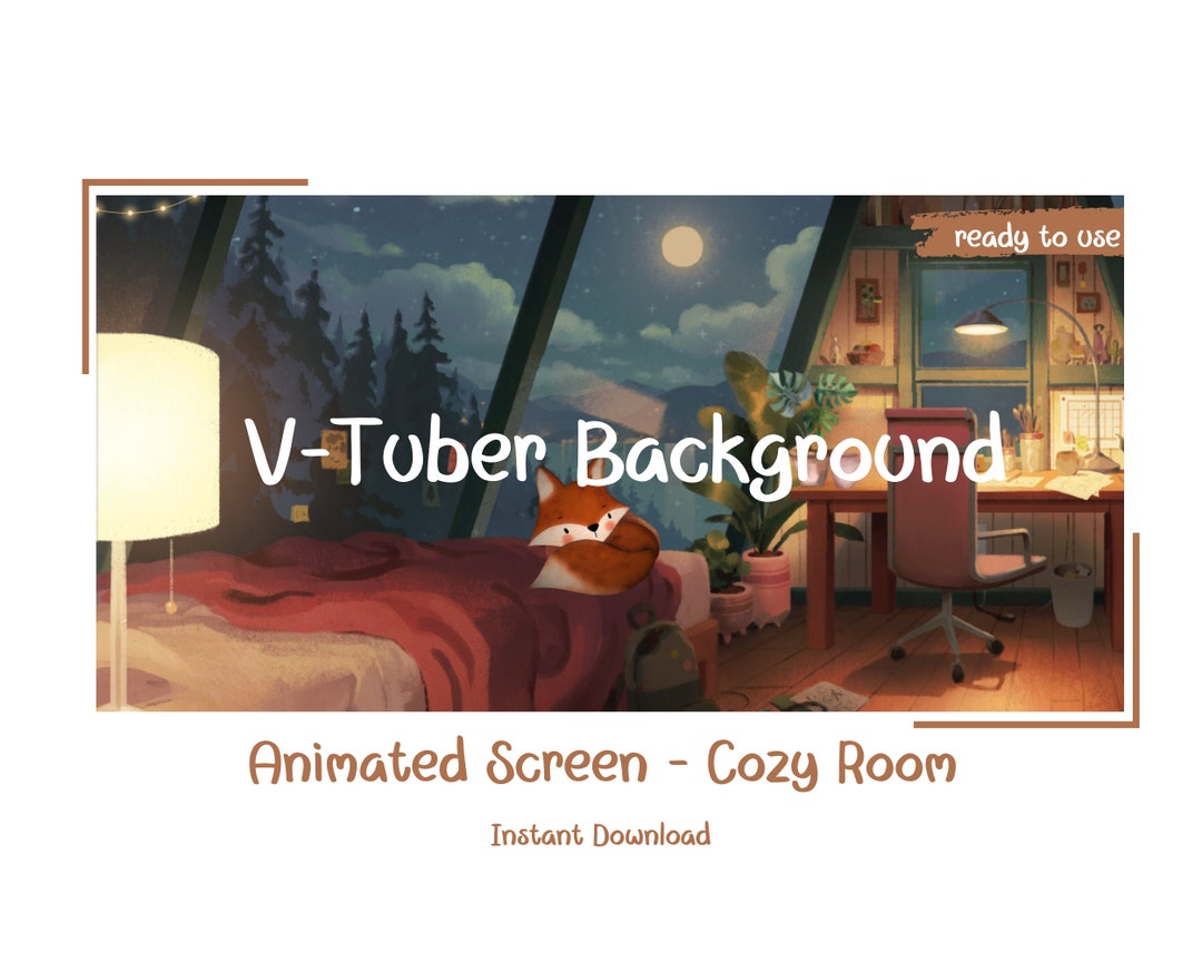 Cozy Room | Visual Novel V Tuber Background | Animated Background ...