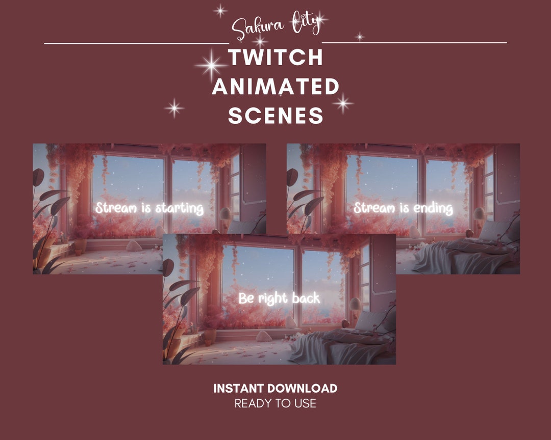 Starting Soon | Cozy Ambience Style | Looped Background | Vtuber ...