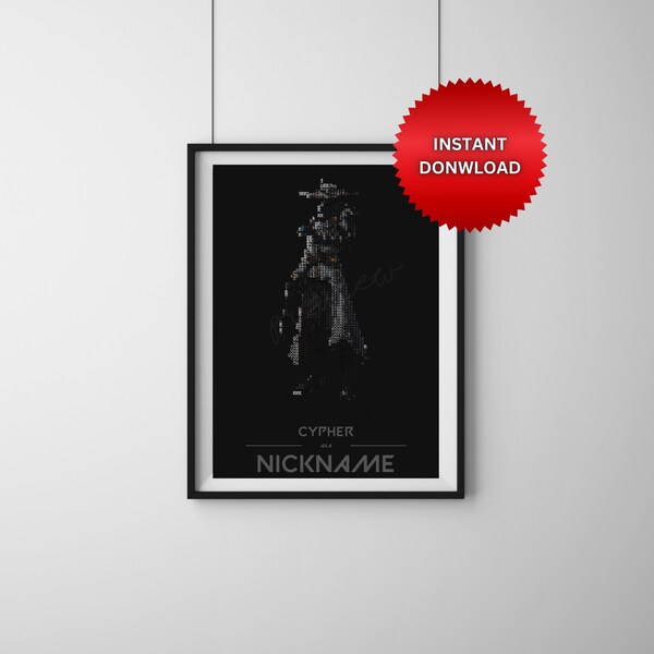 Valorant Cypher Poster - Etsy