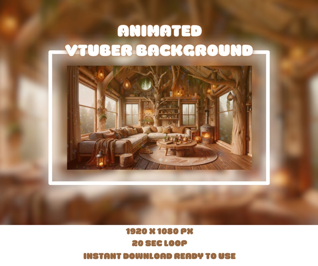 Visual Novel V-tuber Background | Animated Background | Stream Overlay ...