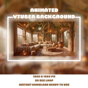 Visual Novel V-tuber Background | Animated Background | Stream Overlay ...
