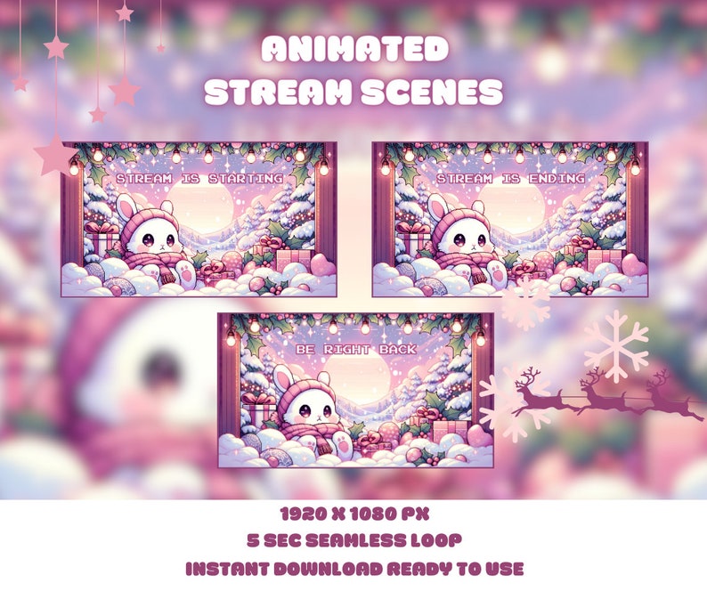 Twitch Overlay | Animated Scenes | Pixel Art | Seamless Loop | Baby ...