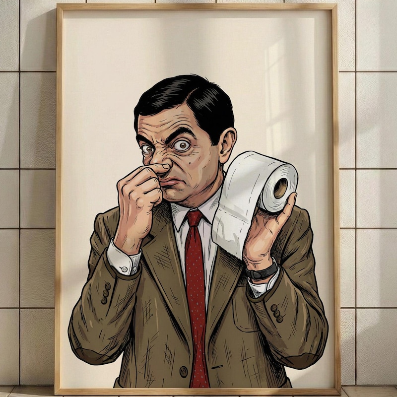 Mr.bean Poster - Etsy UK