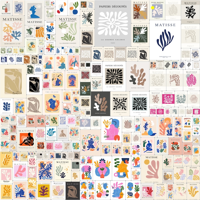 Matisse Abstract Art Print Set, Gallery Wall Decor (digital Download ...