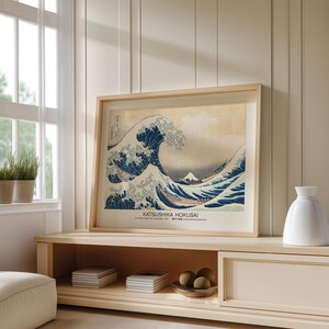 The Wave off Kanagawa Print, Hokusai Ukiyo-e Art (digital Download - Etsy