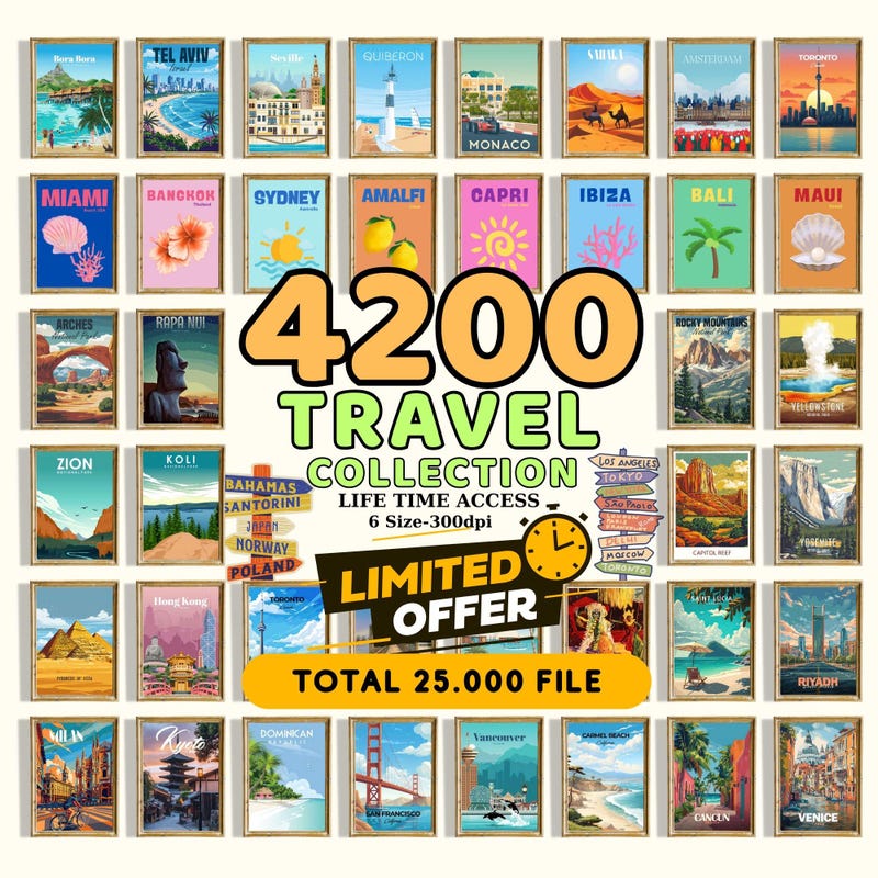 Travel Poster - Etsy