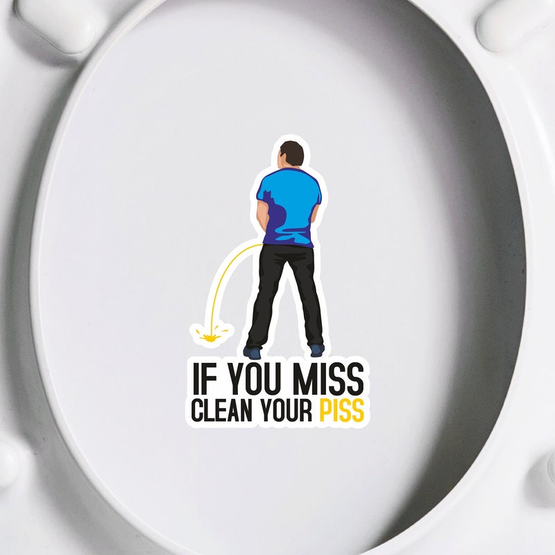 Toilet Bowl Stickers - Etsy