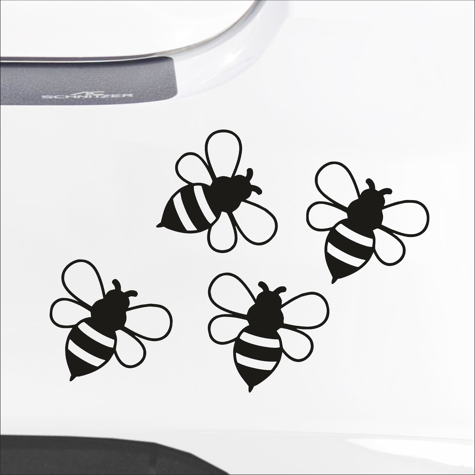 Bumble Bee Vinyl Decal Pack of 4 Bees Bee Car Decal Bee - Etsy