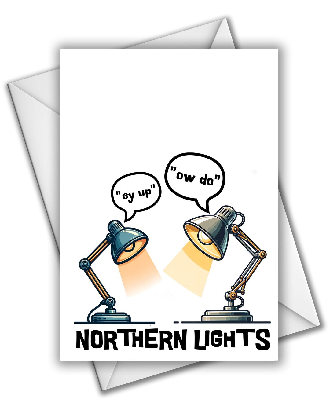 Funny Northern Lights Birthday Card: Unique Banter Greeting - Etsy