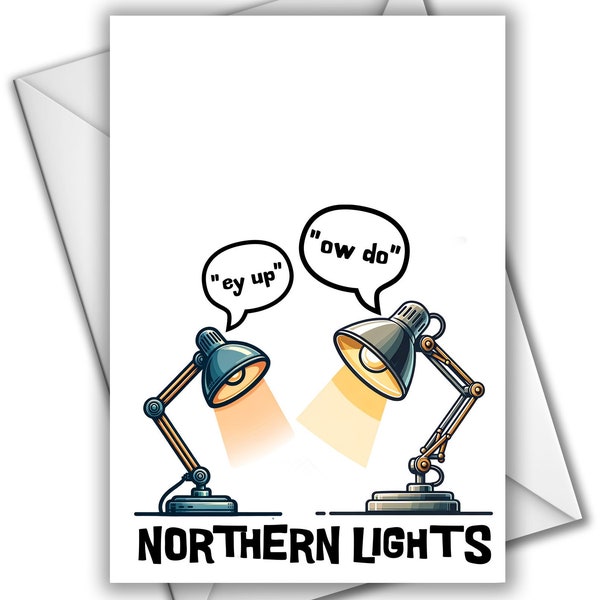 Northern Lights Birthday Card - Etsy