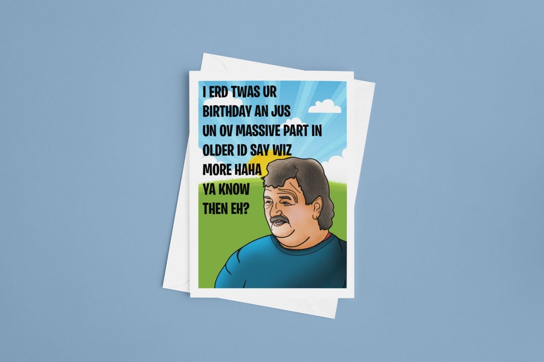 Gerald Cooper Birthday Card | Clarkson's Farm Funny Card - Etsy