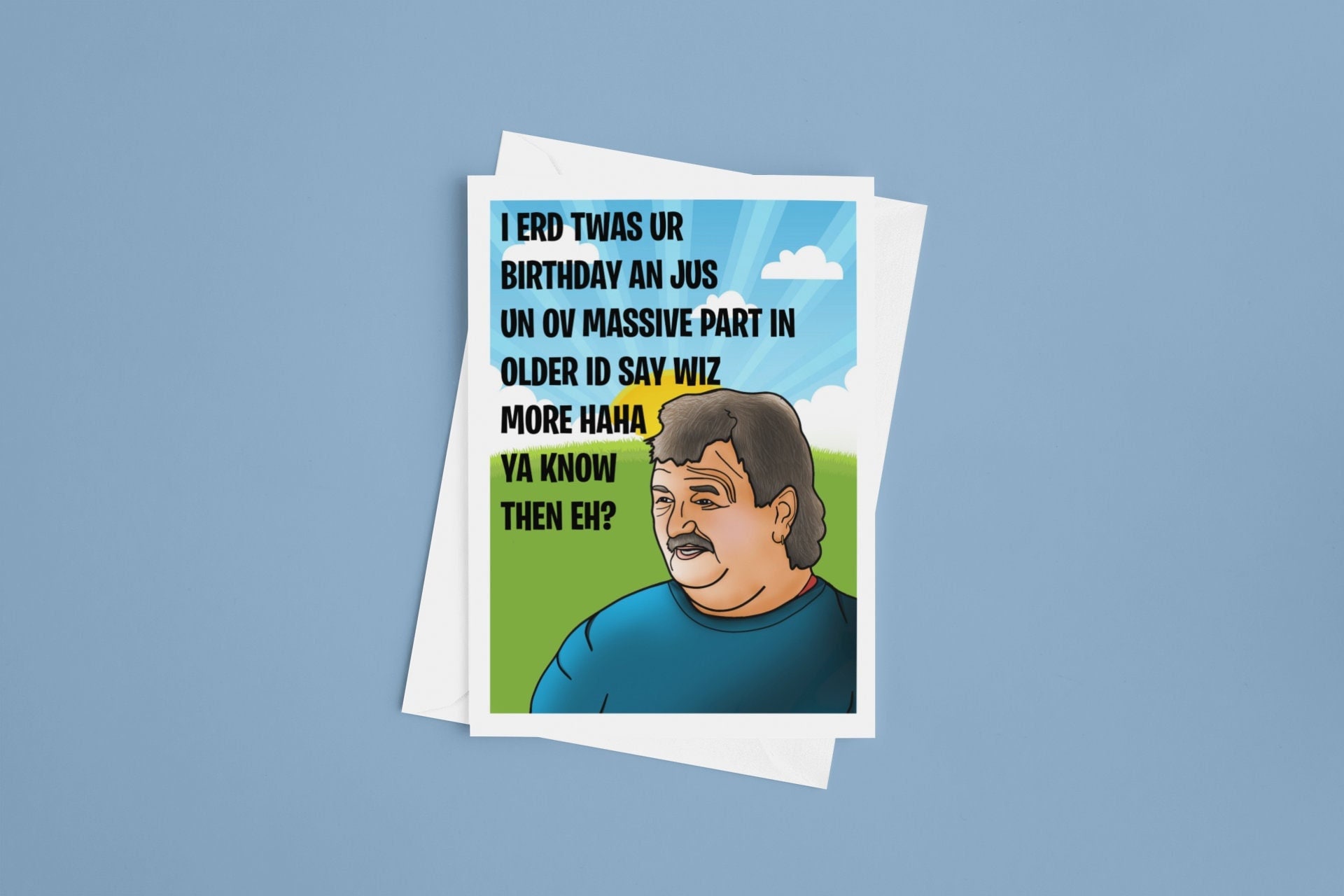 Gerald Cooper Birthday Card Funny Card Confusing Speech - Etsy UK