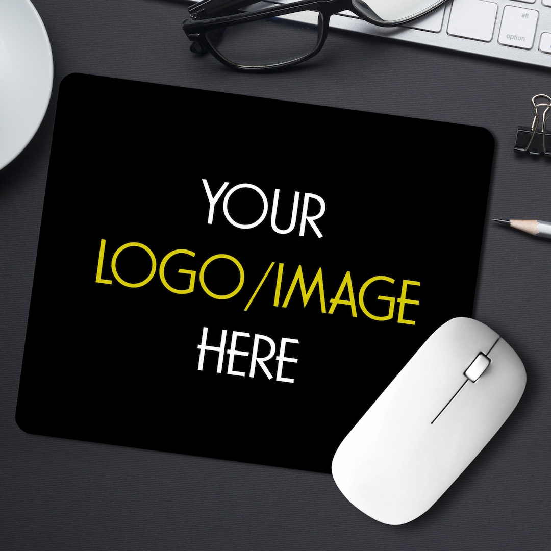 Personalised Mouse Pad PC Computer Mat - Any Image, Text or Business ...