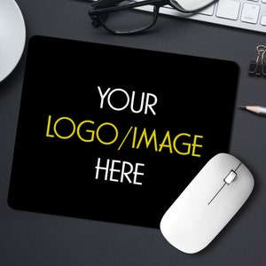 Personalised Mouse Pad PC Computer Mat - Any Image, Text or Business ...