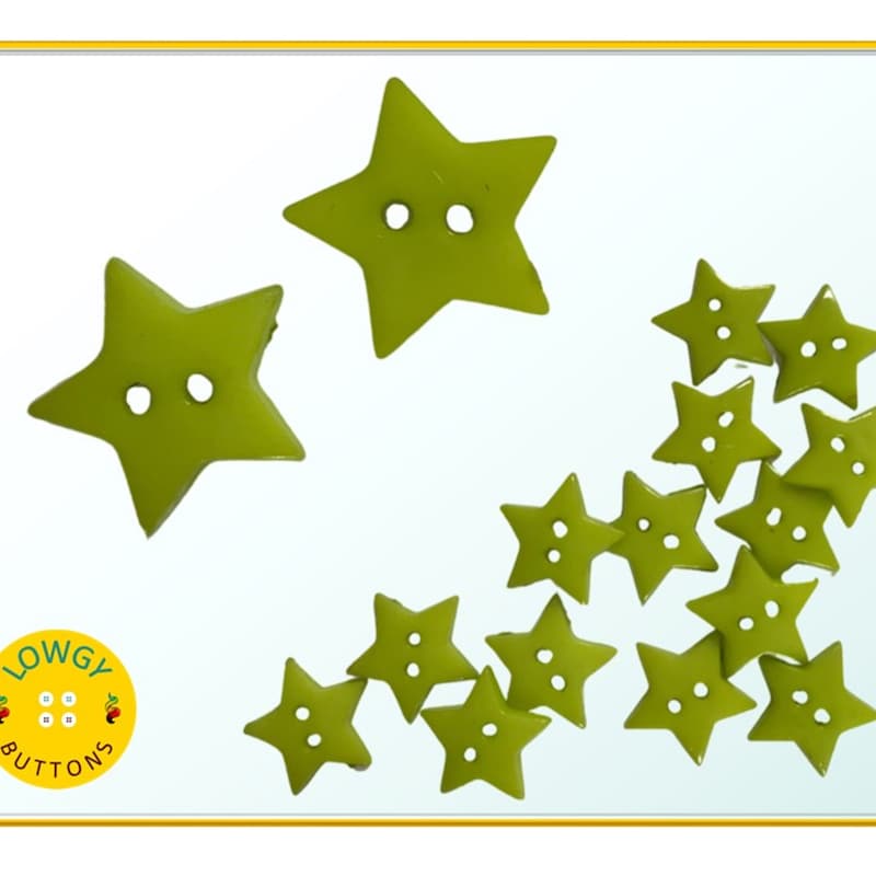 Star Buttons - Etsy