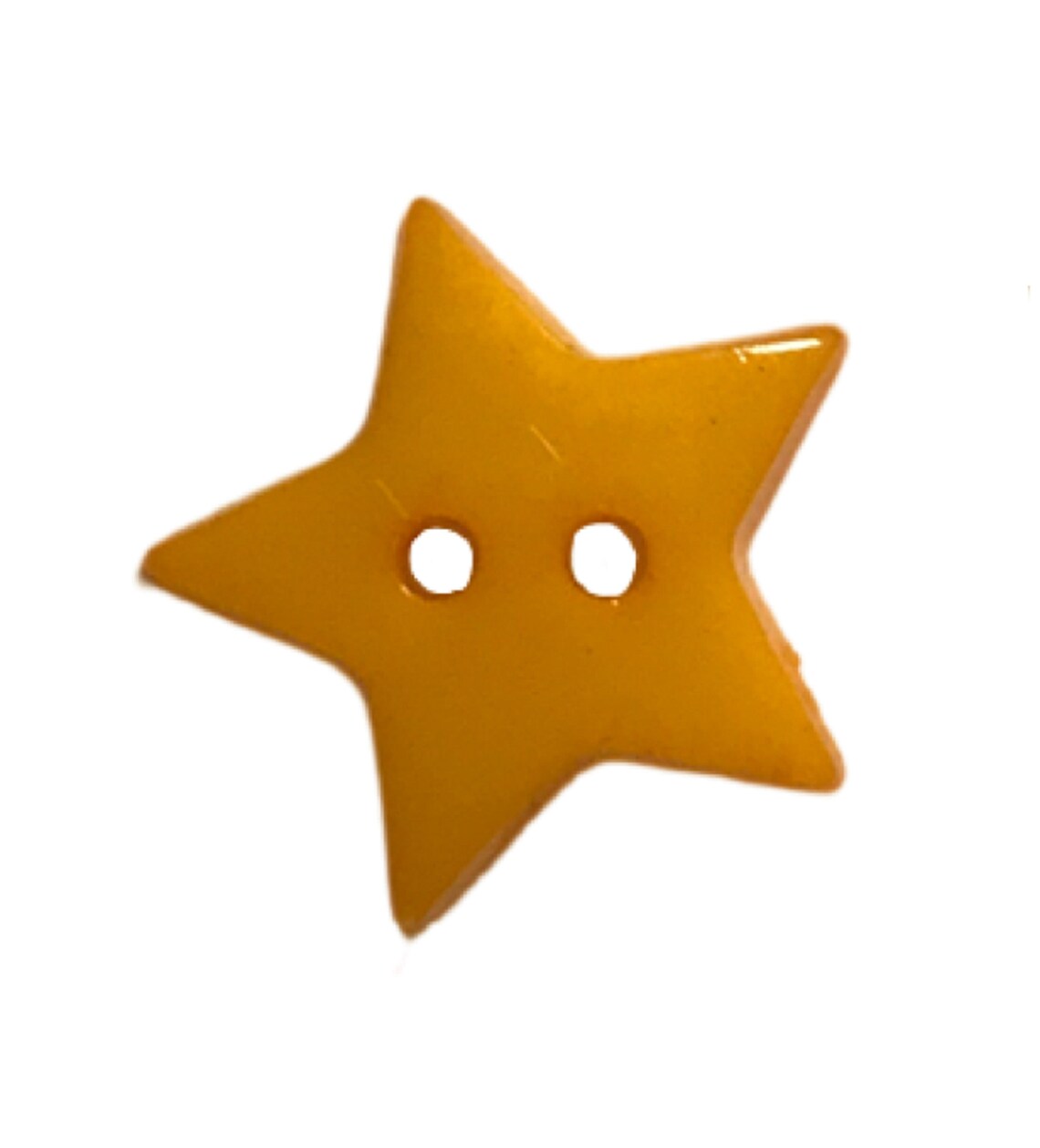 Golden Yellow Star Buttons With 2 Holes 19mm Choice of Quantity - Etsy