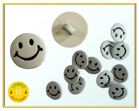 White Button Face