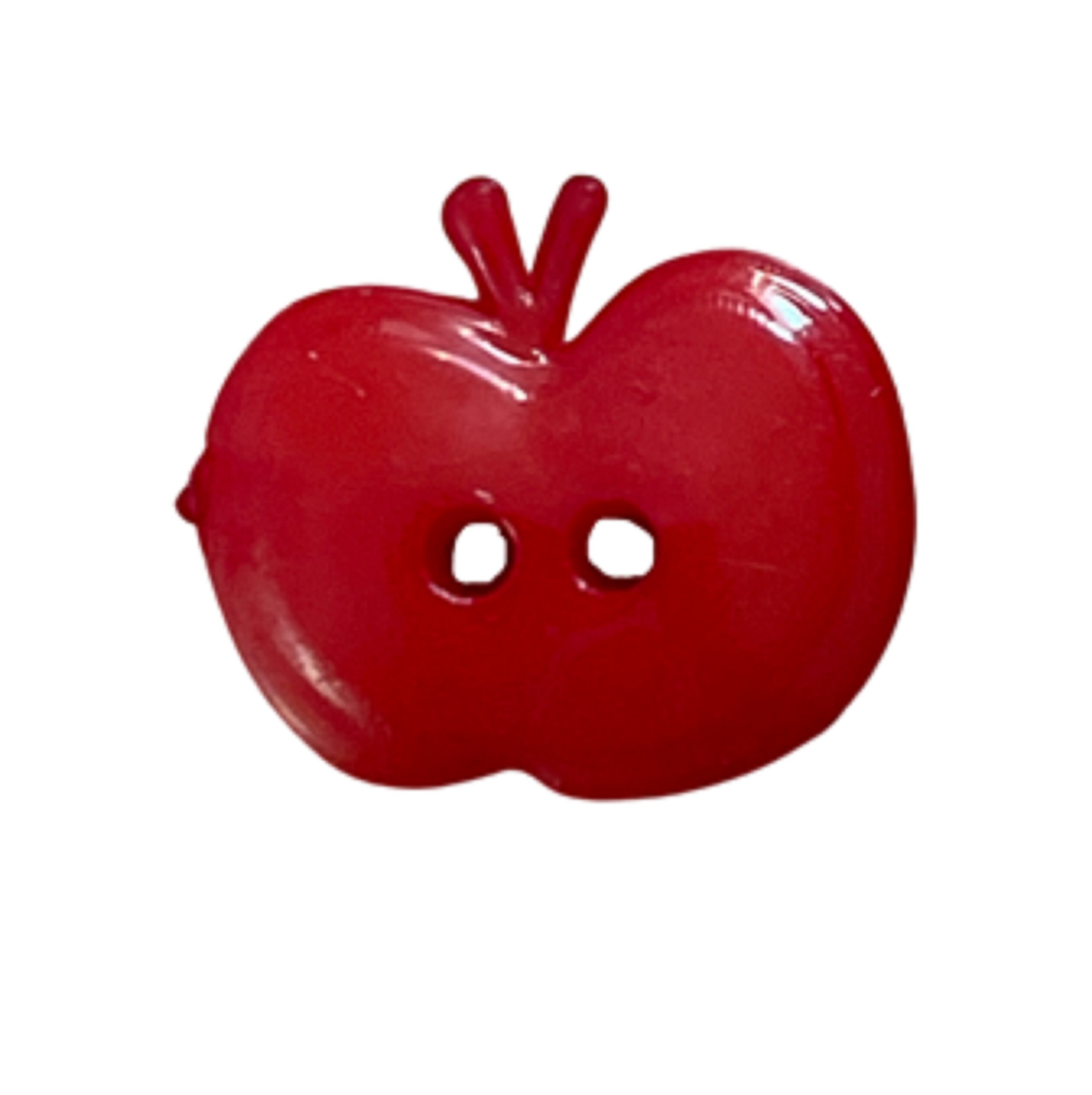 Red Apple Buttons With 2 Holes - 16mm X 14mm - Choice of Quantity - Etsy
