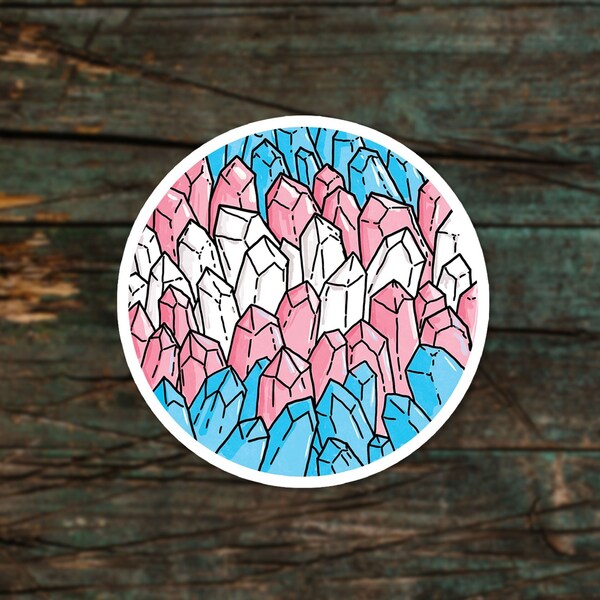 Crystal Trans Flag - Etsy