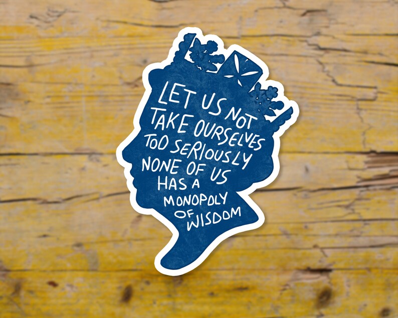 Queen Elizabeth II Quote Sticker Queen Crown Sticker Queen - Etsy