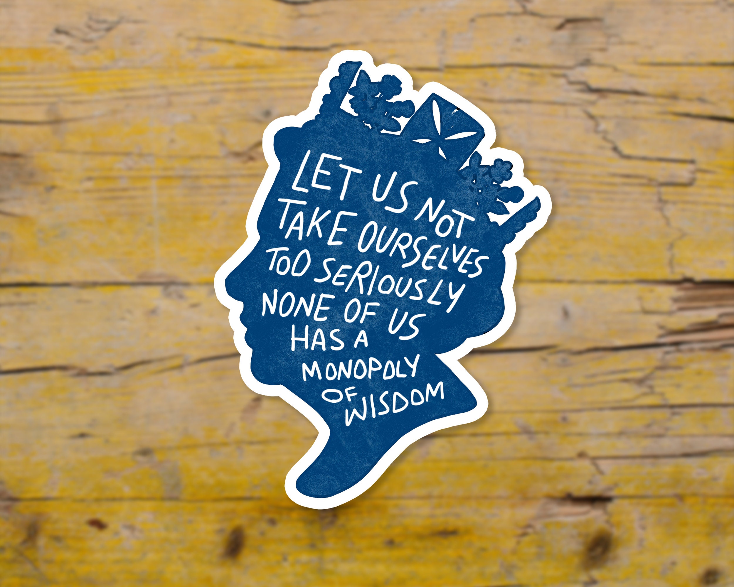 Queen Elizabeth II Quote Sticker Queen Crown Sticker Queen - Etsy