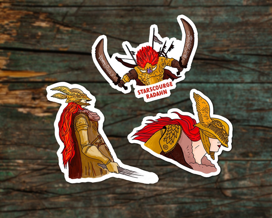 Elden Ring Sticker Pack - Video Game Sticker Set - Elden Ring Boss ...