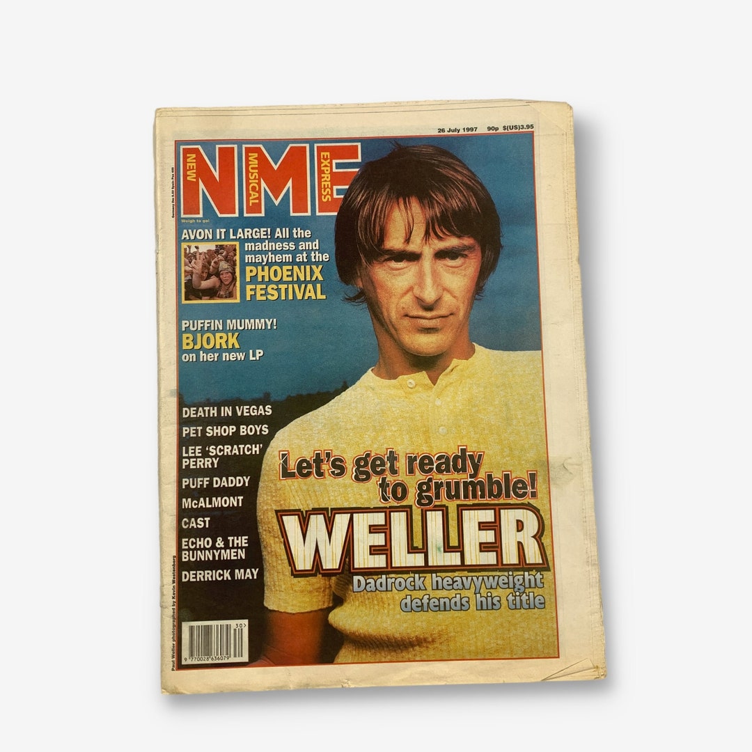 1997 Paul Weller Let's Get Ready to Grumble NME Magazine - Etsy