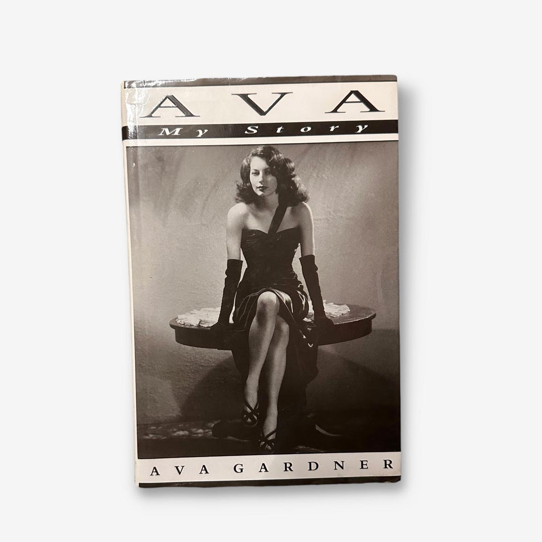 Ava Gardner - Ava My Story - 1990 Hardback Autobiographical Book - Etsy