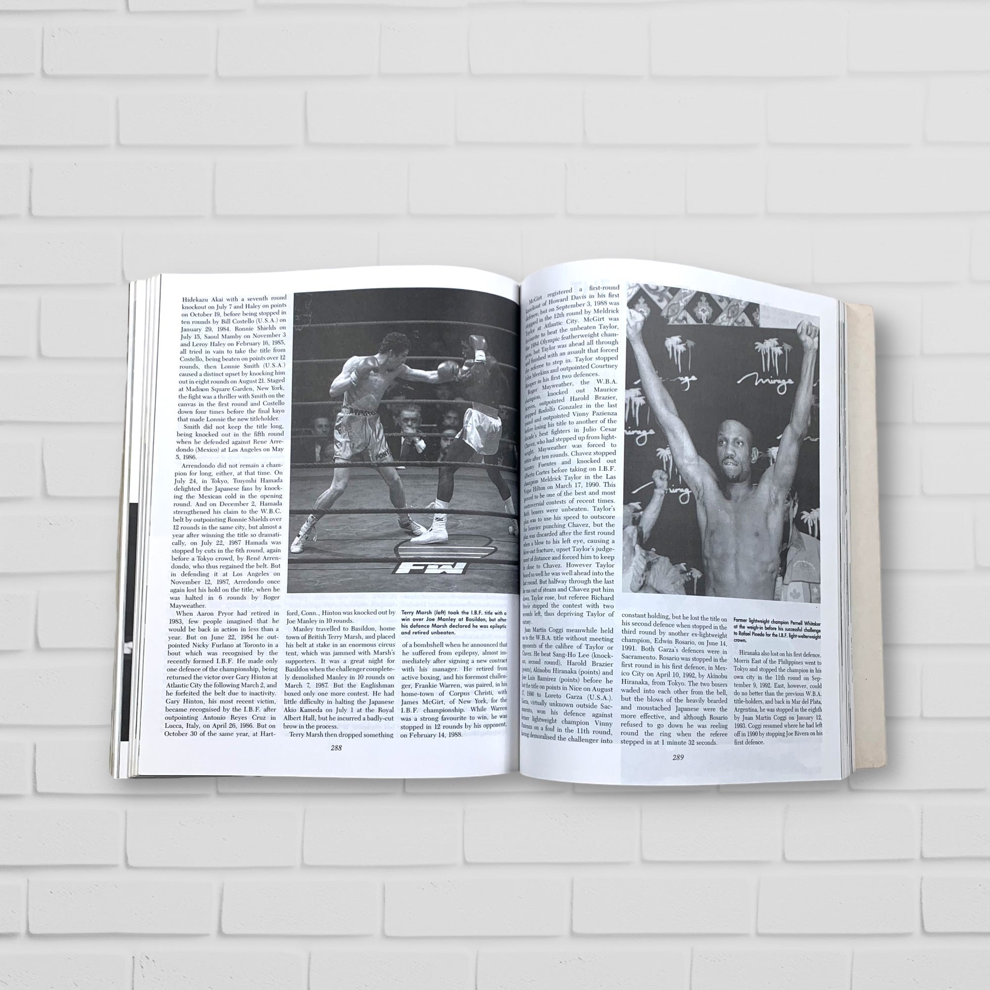 A Pictorial History of Boxing 1993 Hardback Book sam Andre & Nat ...