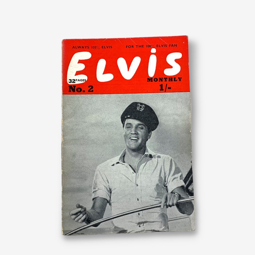 Elvis Monthly Issue 2 1963 Elvis Presley A6 Paper Magazine - Etsy