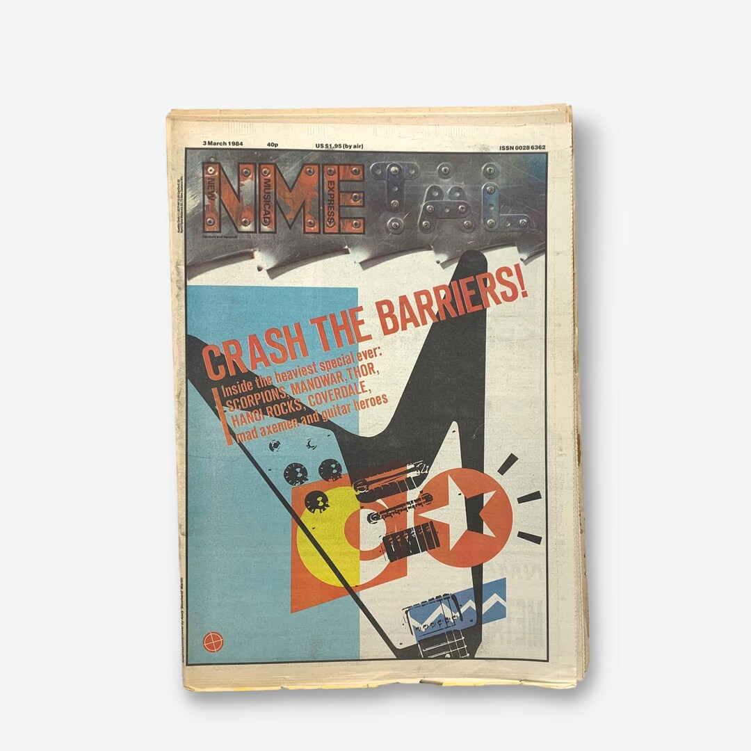 1984 Crash the Barriers Heavy Metal Edition - NME Magazine - Etsy