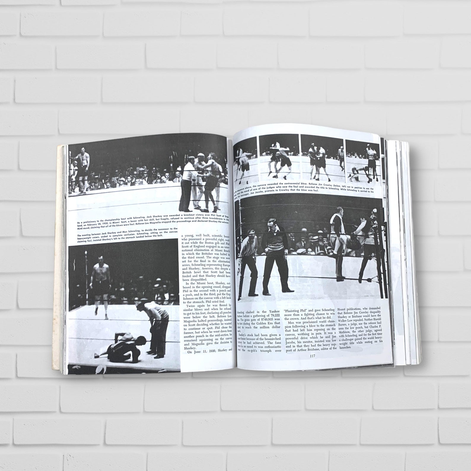 A Pictorial History of Boxing 1993 Hardback Book sam Andre & Nat ...