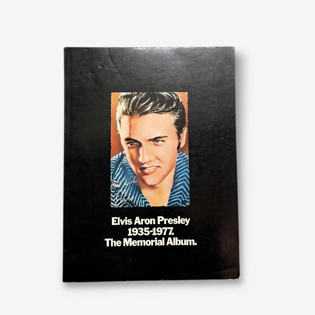 Elvis Aron Presley - the Memorial Album 1935-1977 Paperback Book ...