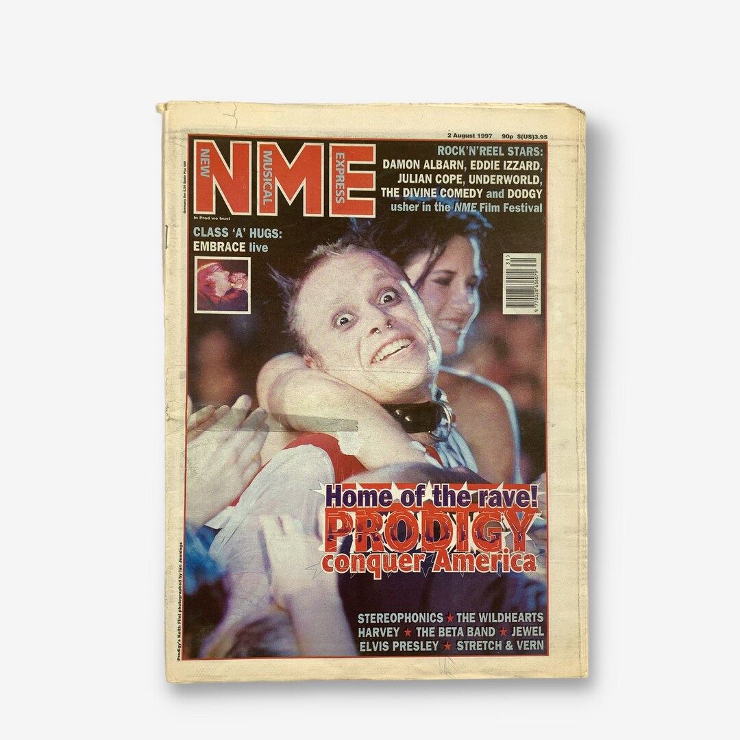 1997 the Prodigy - Home of the Rave! - NME Magazine - Etsy