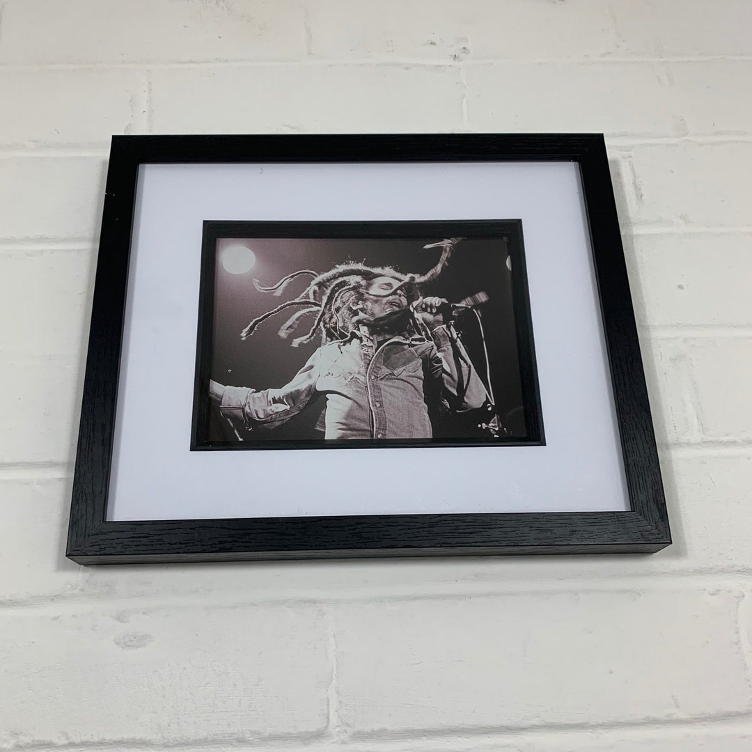 Bob Marley Original Framed Magazine Print 8x6 - Etsy