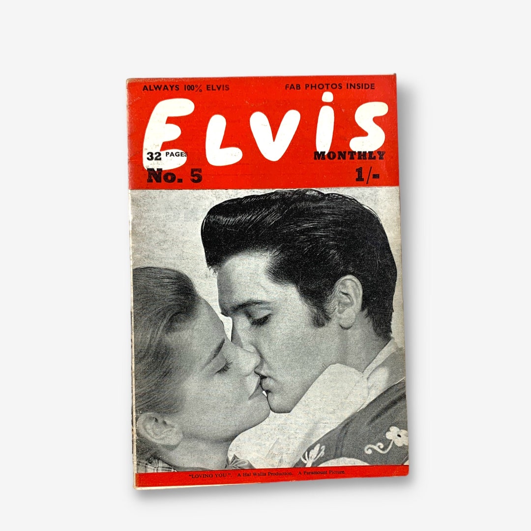 Elvis Monthly Issue 5 1962 Elvis Presley A6 Paper Magazine - Etsy