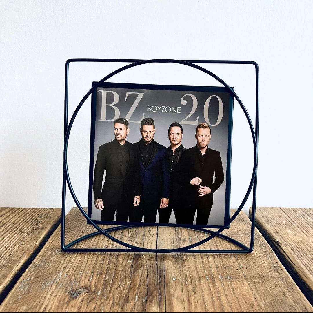 Boyzone - Circular Framed Vintage Album Cover Metal Stand up Frame ...