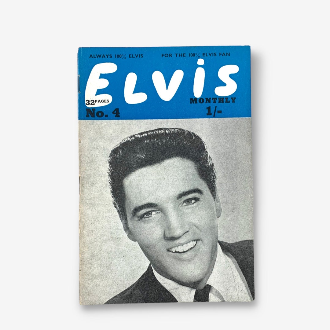 Elvis Monthly Issue 4 1963 Elvis Presley A6 Paper Magazine - Etsy