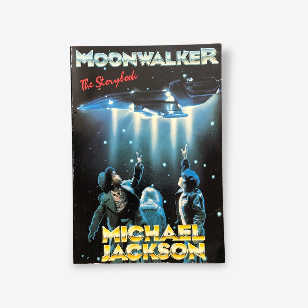Michael Jackson Moonwalker the Storybook 1988 Paperback Book david ...