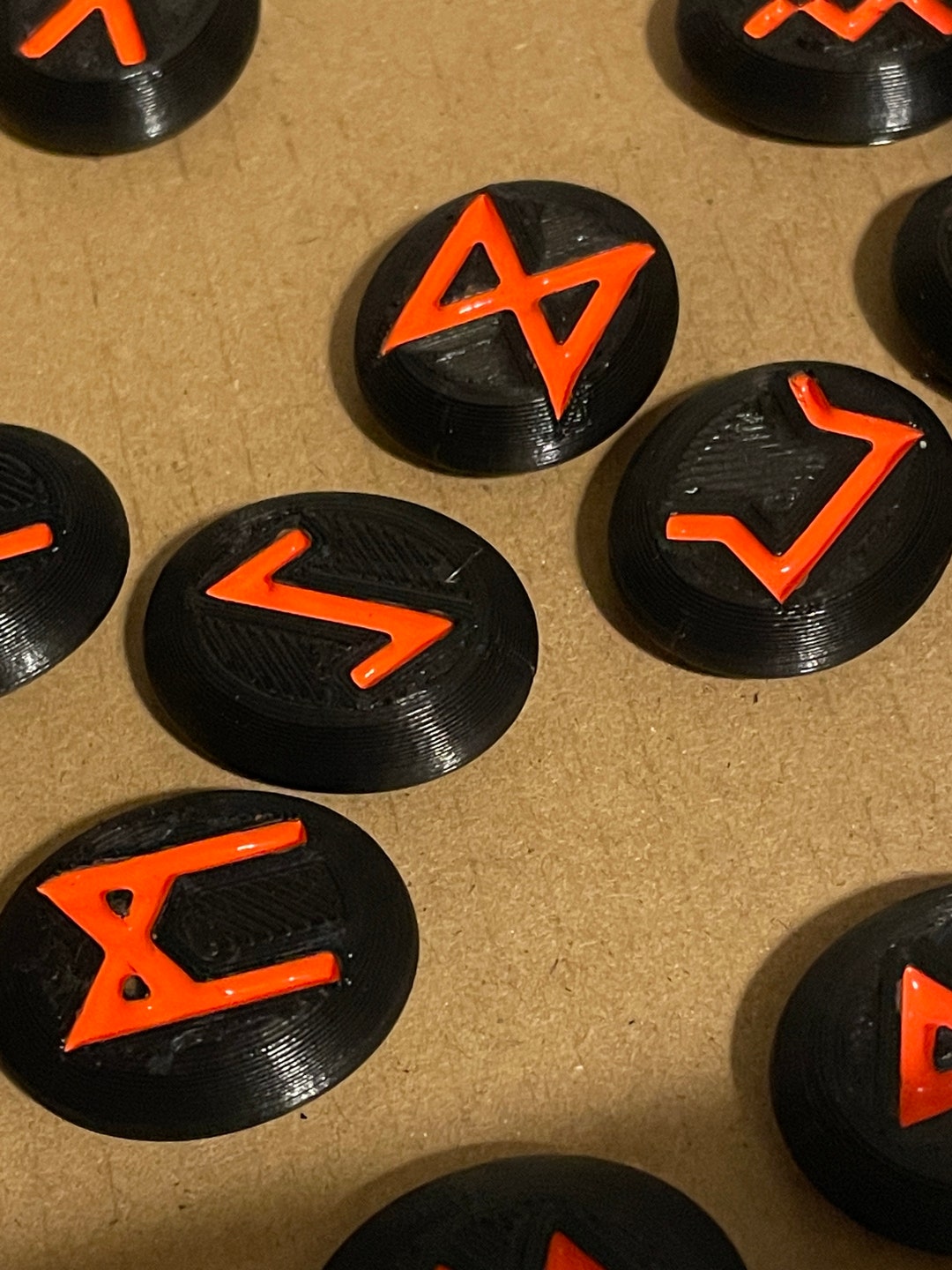 3D Printed Runes | Elder Futhark Runes | Divination Tool - Etsy