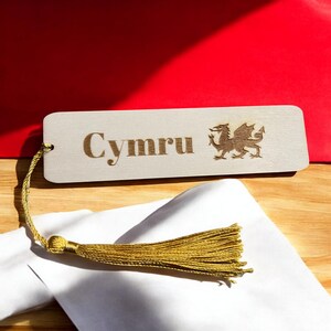 Welsh Bookmark With Welsh Dragon Can Be Engraved Personalised – Laser ...
