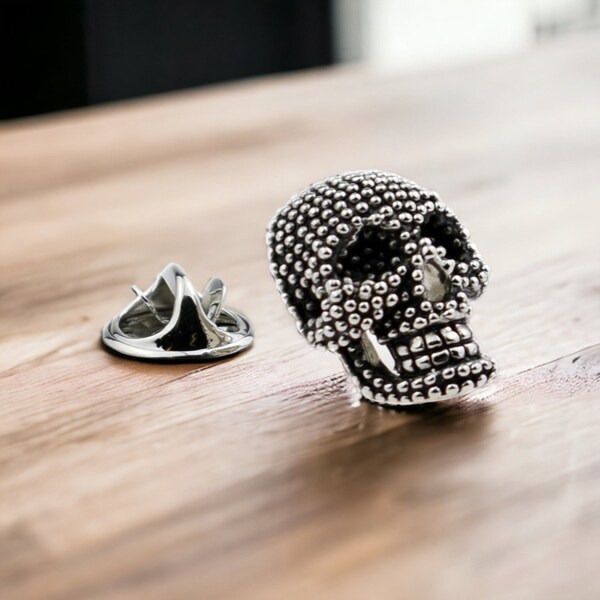 Skull Lapel Pin - Etsy
