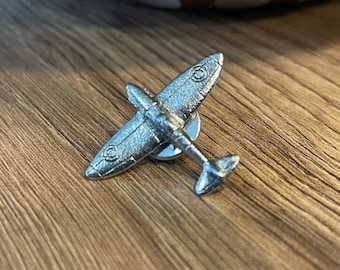 Supermarine Spitfire Pewter Pin Badge - Etsy
