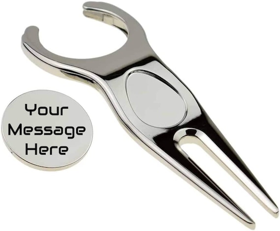 Personalised Golf Pitch Mark Repairer and Ball Marker Engraved - Etsy UK