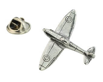 Spitfire Pin Badge - Etsy UK